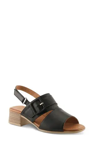 SPRING STEP SHOES Acoliana Slingback Sandal - Black