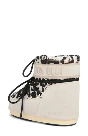 MOON BOOT® Icon Low Leopard Print Boots