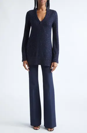 Michael Kors Brooke Flare Pants - Midnight