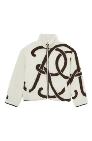 REISS Kidd Logo Fleece Jacket