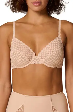 Simone Perele French Full Cup Underwire Bra - Peau Rose
