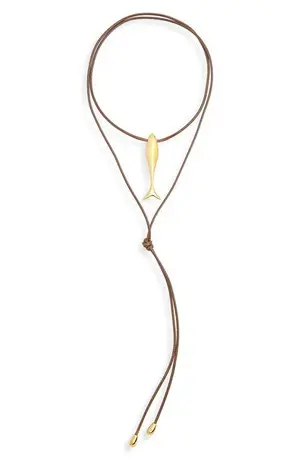Éliou Minnow Wrap Necklace - Gold