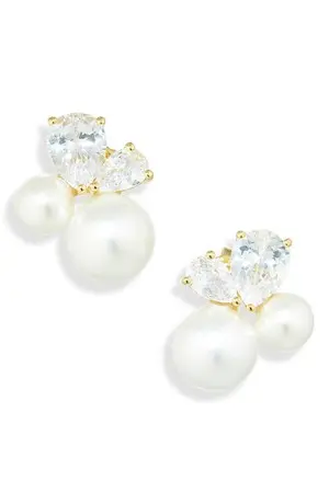 Éliou Sopra Cluster Stud Earrings - White