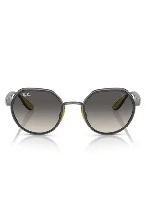 Ray-ban 51mm Polarized Gradient Sunglasses - Gunmetal/grey Gradient