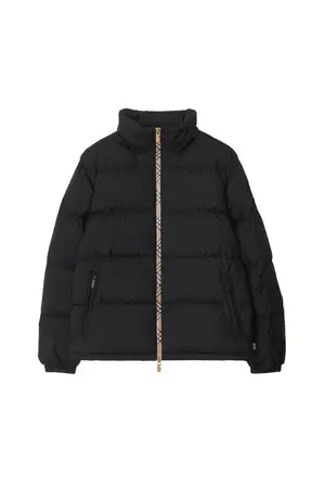 Burberry Checker-tape Snowdon Puffer Jacket