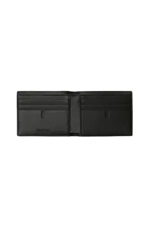 Burberry Embossed Check Slim Bifold Wallet