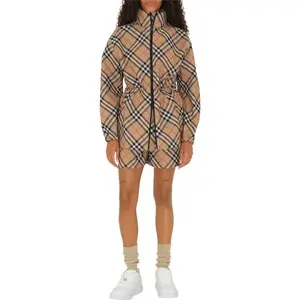 Burberry Check Twill Jacket - Sand