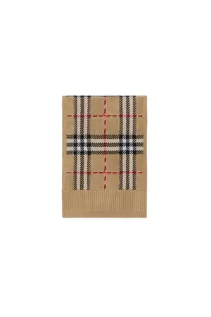Burberry Check Wool Scarf
