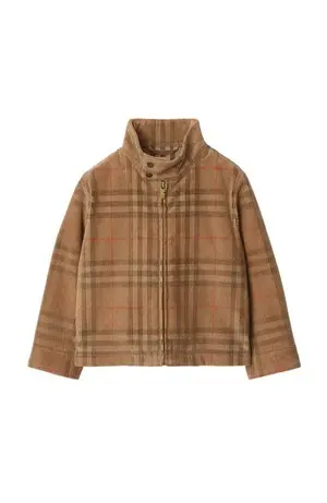 Burberry Check Corduroy Harrington Jacket