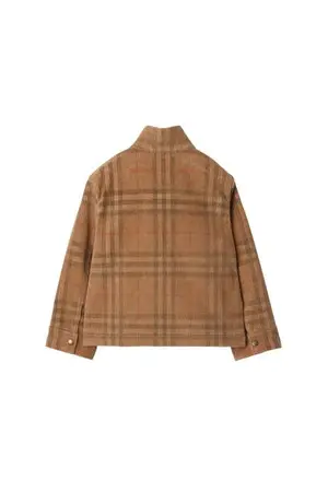 Burberry Check Corduroy Harrington Jacket