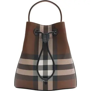 Burberry Silver Tone Bucket Bags