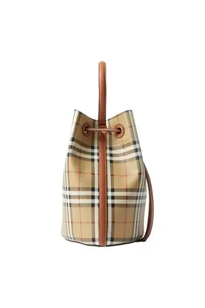 Burberry Small Tb Bucket Bag - Archive Beige/briar Brown