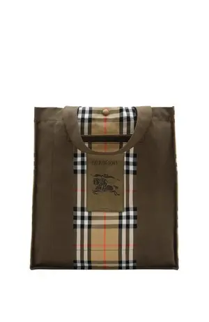 Burberry Check Trench Tote