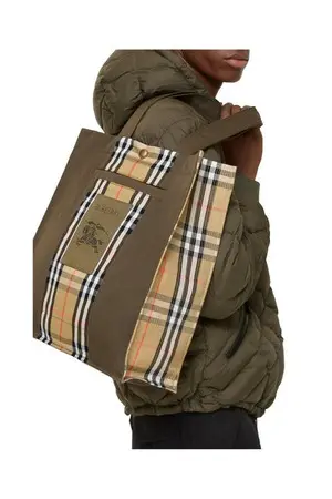 Burberry Check Trench Tote