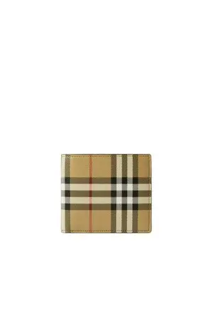 Burberry Check Bifold Wallet - Archive Beige