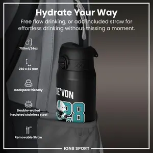 ION8 Nfl Pa Thermal Steel Water Bottlelocked In Series