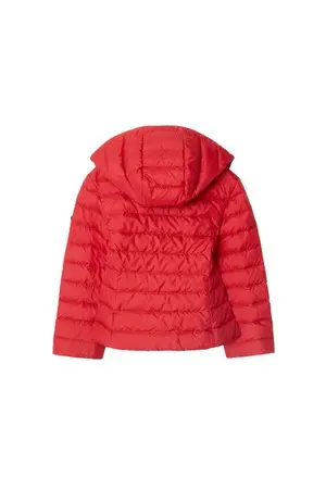 Burberry Hooded Puffer Jacket - Poppy Red