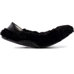 P448 Stella Teddy Ballet Flat - Black