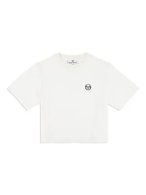 SERGIO TACCHINI Adele Velour T-shirt - Gardenia