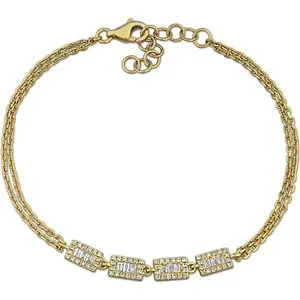 JULIANNA B. Diamond Station Bracelet 14k - 14k Yellow Gold