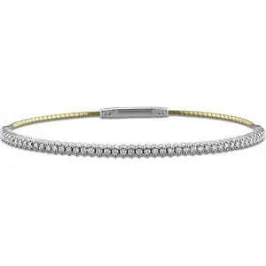 JULIANNA B. 3/5 Ct. T.w. Diamond Bangle Bracelet - 14k Yellow Gold