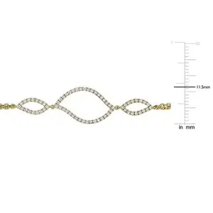 JULIANNA B. Diamond Intertwined Bracelet 14k