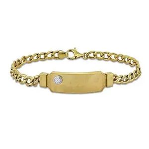 JULIANNA B. Diamond Solitaire Bar Bracelet - 14k Yellow Gold