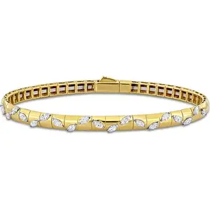 JULIANNA B. Diamond Bangle - 14k Yellow Gold