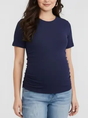 Motherhood Maternity Ruched T-shirts For Women
