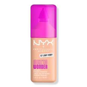 NYX PROFESSIONAL MAKEUP Make 'em Wonder, 24h Soft Matte Foundation - Light Ivory