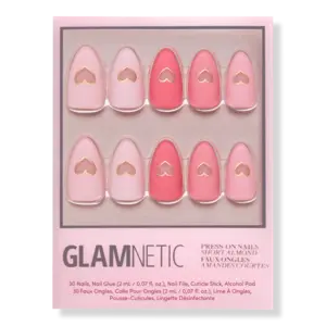 GLAMNETIC Matte In Love Press-on Nails - One-color