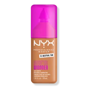 NYX PROFESSIONAL MAKEUP Make 'em Wonder, 24h Soft Matte Foundation - Neutral Tan