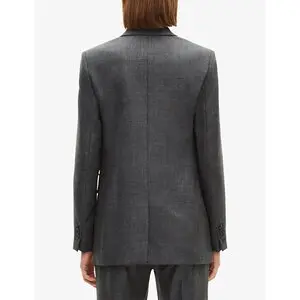 The Kooples Crest Double-breasted Wool Blazer