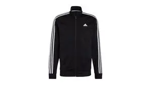 Adidas Essentials Warm 3-stripes Track Jacket - Black White