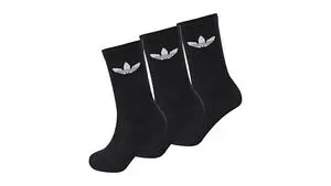 Adidas Trefoil Crew Socks - Black