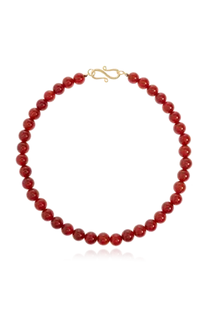 LIÉ STUDIO LIÉ STUDIO The Mary Necklace Red