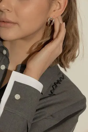 Lié Studio The Steffie Earrings - Silver