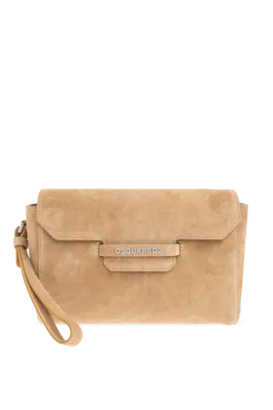 Dsquared2 Suede Handbag - Beige