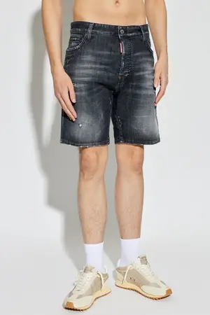 Dsquared2 Marine Denim Shorts - Black