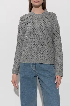 Fabiana Filippi Sequin-embellished Knit Sweater - Grey