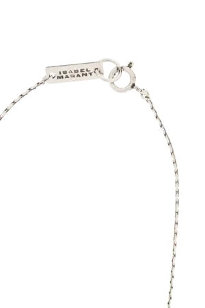 Isabel Marant Brass Necklace With Smooth Drop