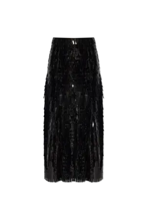 SELF-PORTRAIT Sequin Embellished Midi Skirt