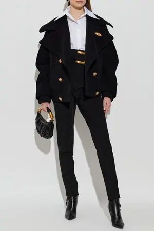 Balmain Trousers With Decorative Belt