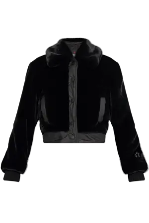 Perfect Moment Giorgia Faux Fur Jacket - Black