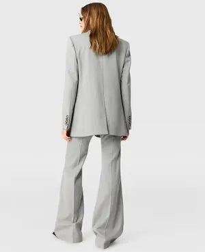 Stella McCartney Mid-rise Bootcut Trousers - Sage