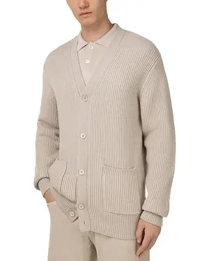 Boggi Milano Ribbed Cardigans For Men