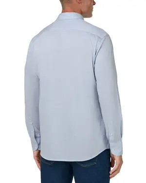 Boggi Milano Regular Fit Jersey Shirt - Light Blue