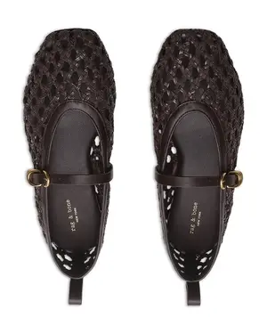 Rag & Bone Spire Woven Mary Janes
