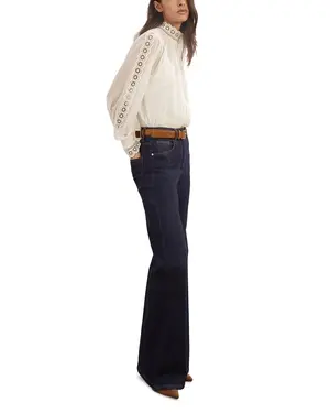 REISS Lace Collar Blouse