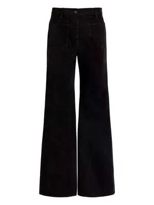NILI LOTAN Florence Flared Trousers - Black